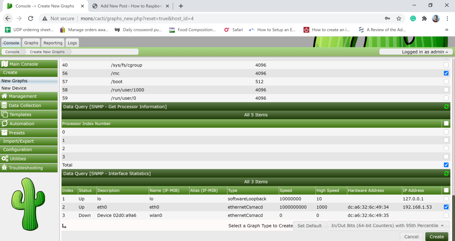 How to Configure cacti – How to Raspberry